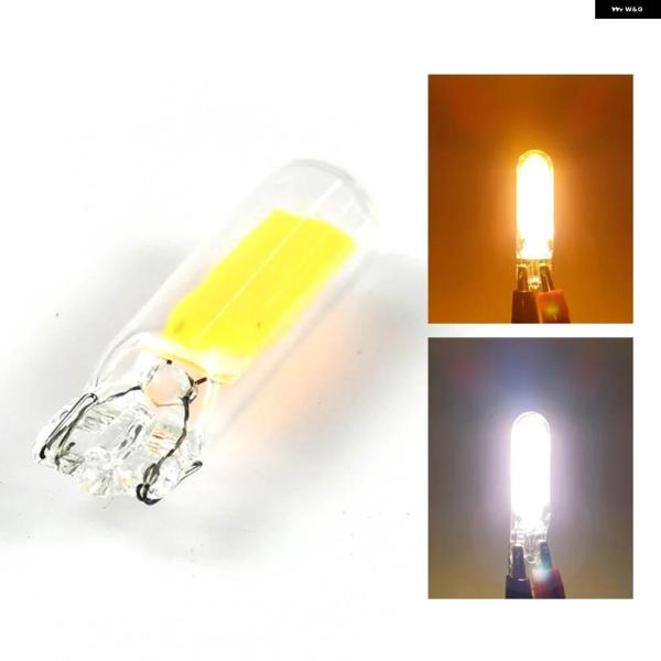 1/4個 T15 LED W16W サファイア COB クリア 車用シグナルライト ガラス バルブ 902 921 ドライバーフリー リバース バック パーキング ランプ ホワイト 6000K 12V カスタム パーツ アクセサリーFor ...
