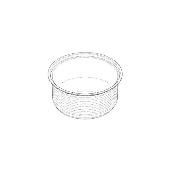 リンナイ RR-100MTT(MW)の炊飯内釜 077-259-000です。写真撮影等のためパッケージを開封する場合があります。