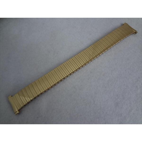 Hadley Roma 伸蛇腹縮タイプ ステンレスバンド 16-20mm MB7015Y CQ(取り付け口がカーブ形状) カラー：IP GOLD PLATINGです。取り付け口が少しだけカーブしているタイプです。ばね棒等を通す幅は若干大きめ...