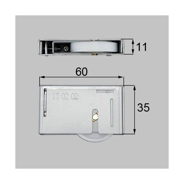 リクシル(トステム) MDP692A 平戸車 室内引戸部品です。
