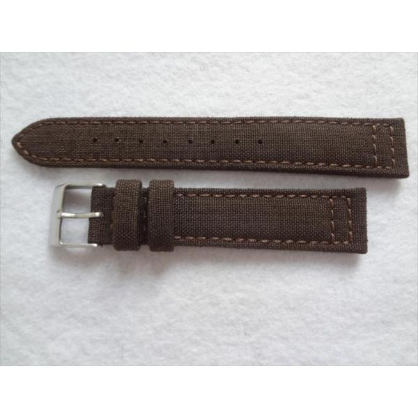 Hadley Romaコーデュラ GENUINE CORDURA ベルト 18mm カラー：ブラウン  MS850です。CORDURAは耐久性が高く、丈夫な製品で有名な多数のトッププランド製品に使用されています。裏面はロリカです。バンド取り...