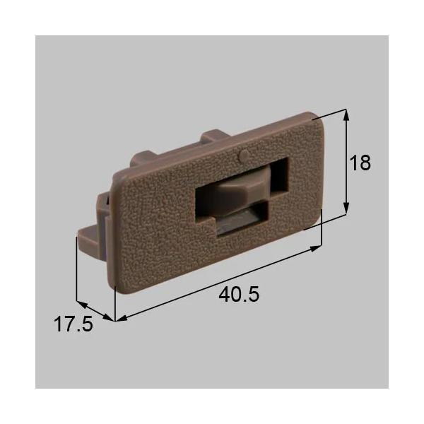 リクシル(新日軽) SVJB367S01 障子はずれ止め 窓（サッシ）部品です。・商品情報本体（SVJB367S01）×１ポリアセタール樹脂ブロンズRMT-70S、RMT-70EAT、RMS-70S、RMS-70EAT、RMS-70N・EA...