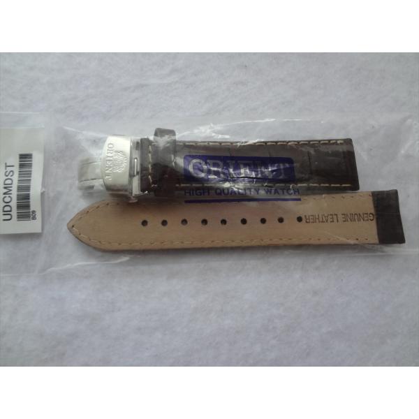 Orient オリエント 純正 20mm 腕時計ベルト  レザー 時計バンド UDCMDSTです。バンド取り付け幅：約20mm尾錠幅：約18mmバンド長さ：約11.8cm*約7.9cm