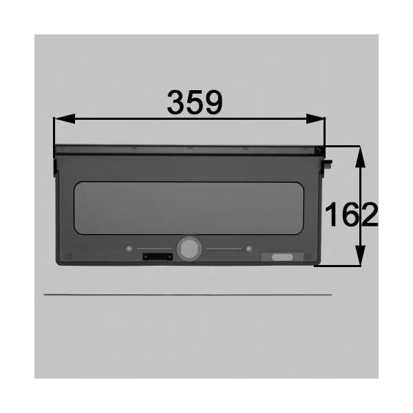 新品 リクシル(TOEX) UPE01020A ポスト 裏フタ（Ｕ・Ｎ・Ｓ型１Ｂ用）　GRY 門まわり部品です。