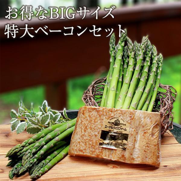 北海道の山々に抱かれた自然の町 蘭越町の中屋農園で育ったこだわりの美味しいアスパラとベーコンがセットに。北海道の旬の味覚を皆様にお届けいたします。