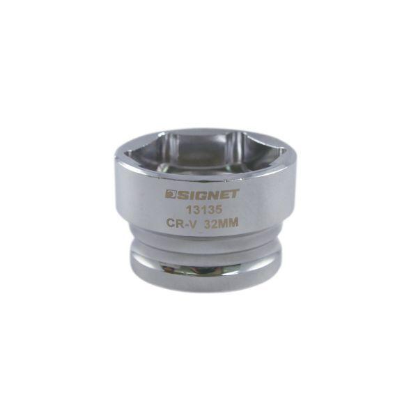 ※ こちらの画像は代表画像となります。部品や類似品等の場合があります。型番と商品名をご確認下さい。　【商品説明】 ●差込角(DR)：1/2 ●ソケット全長(L；mm)：28 ●サイズ(S；mm)：32 ●先端部外径(D1；mm)：42 ●差...