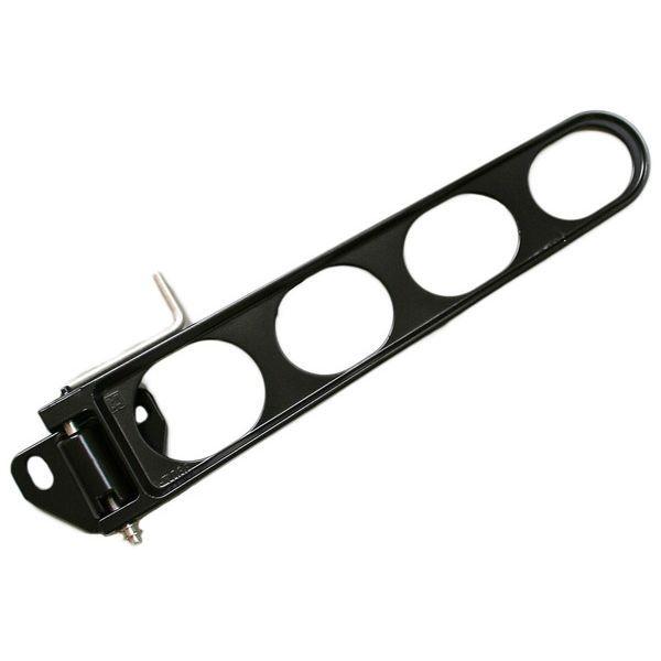 【商品説明】 ●ワンタッチで収納できます。 ●室内物干し・ベランダ物干し・洗濯物干し金物シリーズ ●カラー：ダークブロンズ ●サイズ：全長…380mm/取付穴…10×20mm ●材質：アルミダイカスト(ADC-12) ●仕上：合成樹脂焼付塗...