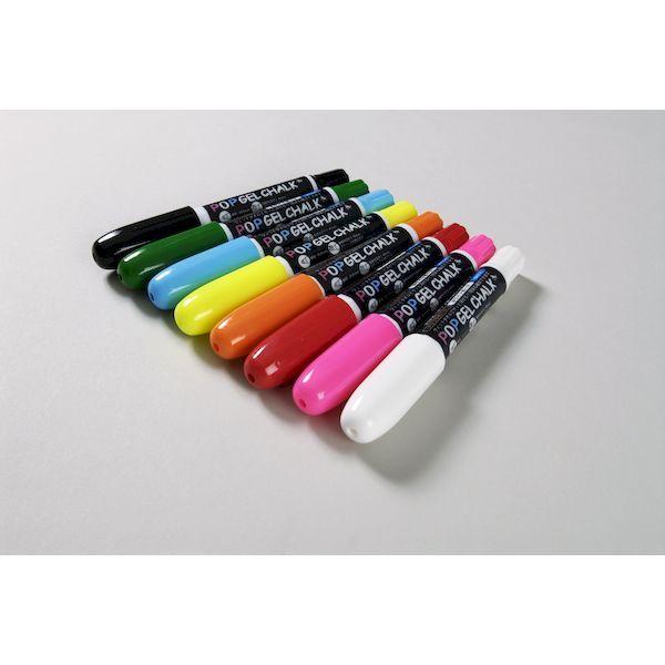 ※ こちらの画像は代表画像となります。部品や類似品等の場合があります。型番と商品名をご確認下さい。　【商品説明】 ●特徴：POP書きに最適！ブラックボードに！ガラスに！最適なPOPゲルチョーク、線幅約4mm。 ●用途：透明ボード、ホワイトボ...