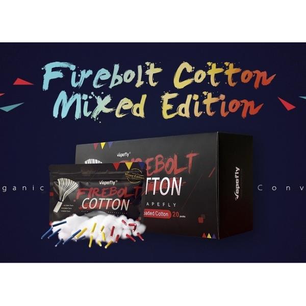 商品名Vapefly FireBolt CottonMixed Edition商品説明・日本産オーガニックコットン使用・コットンの片側が巻かれているので簡単に　ワイヤーに通せます3種類のサイズ、各7個入り。 内容品7x Φ2.5サイズ7x ...