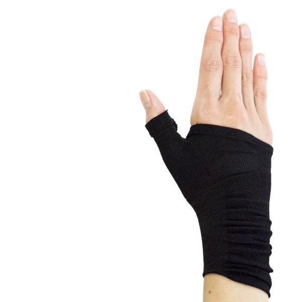 しっかり固定して、腱鞘炎の症状をやわらげる。独自の編み設計でしっかりサポート！佐賀大学医学部看護学科の佐藤珠美教授と共同開発。女性の立場に立って、女性の目線で開発しました。【キーワード】左右兼用 男女兼用 産後 育児 家事 独自の編み設計 ...