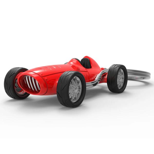 ホイールが動くレースカーです。レースの興奮が伝わってくるような真っ赤なボディでとてもかっこよく仕上っています。メタモルフォーゼはベルギー発のミニチュアキーホルダーです。かわいいながらも精密、重厚感のあるつくりです。日々の気分をちょっと上げて...
