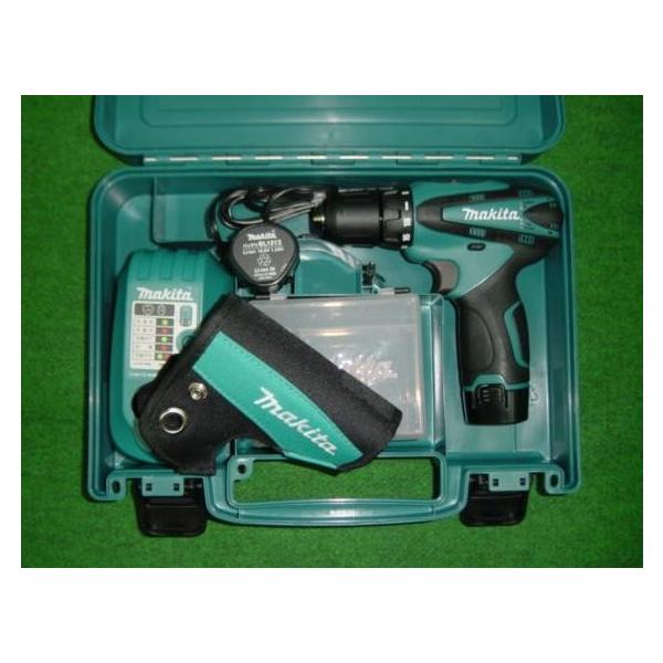 マキタ DF330DWX 10.8V充電式ドライバドリル 最大締付トルク:22N・m キーレスチャック付 1.3Ah差し込み式バッテリ2個付セット 青 商品ページ送料無料の商品でも、北海道、沖縄県、その他離島の発送の場合は送料が掛かります。...