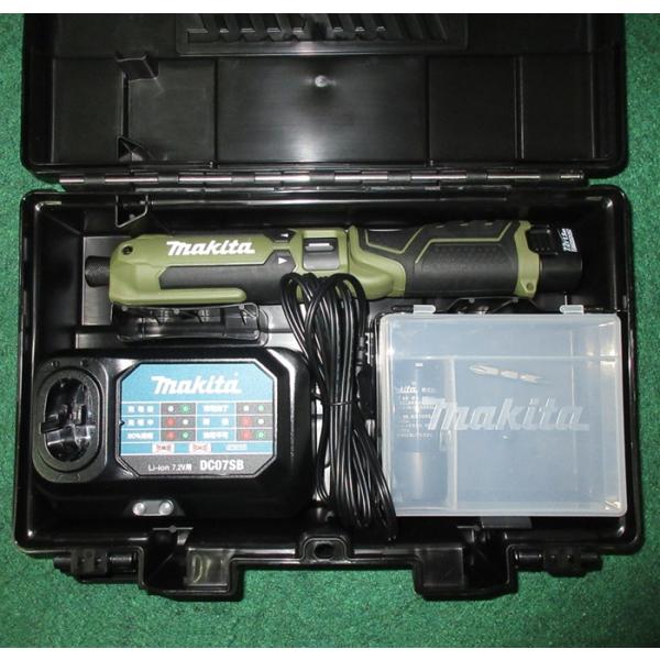 マキタ TD023DSHXO 7.2V 充電式 ペン イパクトドライバ 最大締付トルク:25N・ｍ 軽量・コンパクト オリ−ブ 1.5Ahバッテリx2個 + 充電器付セット プラスチックケ?ス付 商品ページ送料無料の商品でも、北海道、沖縄県...