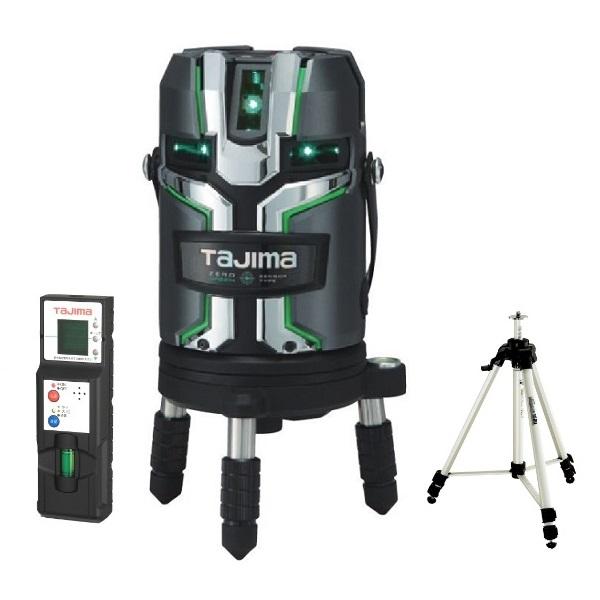 タジマ ZEROG2LS-KJC フルライン シャ−プグリーンレーザー ZEROGREEN センサ−方式 3WAY電源 充電池・受光器・三脚付 商品ページ爆買