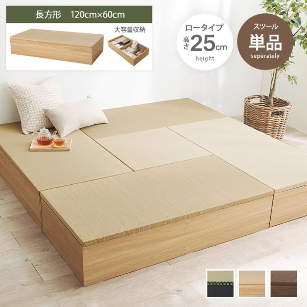 ■サイズ：幅120cm×奥行60cm×高さ25cm■材質：【主材】プリント紙化粧パーティクルボード【張地】い草■脚部：■組立区分：組立式■お届け：通常8〜10日営業日で発送となります■備考：【梱包サイズ】124cm×64.5cm×8cm【商...