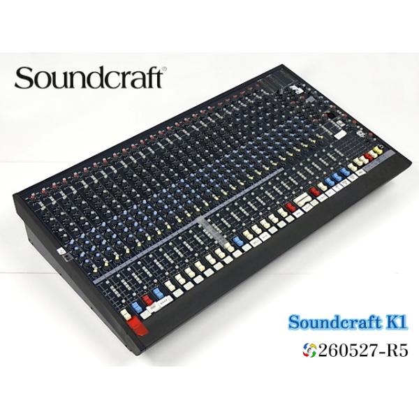 製造メーカー:サウンドクラフト商品名:アナログミキサーシリーズ:Soundcraft K1外形寸法/重量:W945xD530xH195(mm)/24kg年式:2004年導入