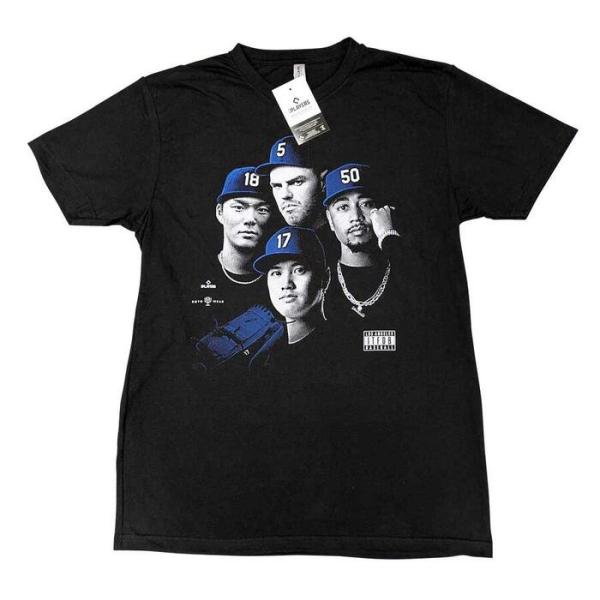 ◎「ロトウエア」とは、米国のTシャツメーカーで、大谷翔平選手の愛犬「デコピン」をモチーフにしたTシャツで大人気となりました。ロサンゼルス・ドジャースをモチーフにした米国メーカーより直接輸入の並行物ですS(USAサイズ)S/身幅48cm肩幅4...