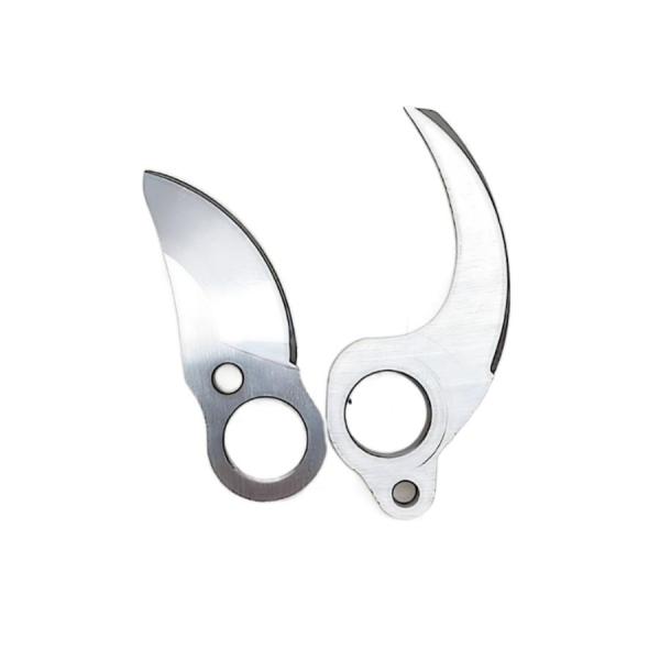 安心のブランド「 Longsafe 」電気剪定ばさみ用替刃：切刃と受刃各1枚セット◆切れ味抜群：SK5高炭素鋼から鍛造され湾曲したデザインと組み合わせることで、木の枝を損傷しないように滑らかできれいに切断できます。最大30 mm以内の枝をカ...