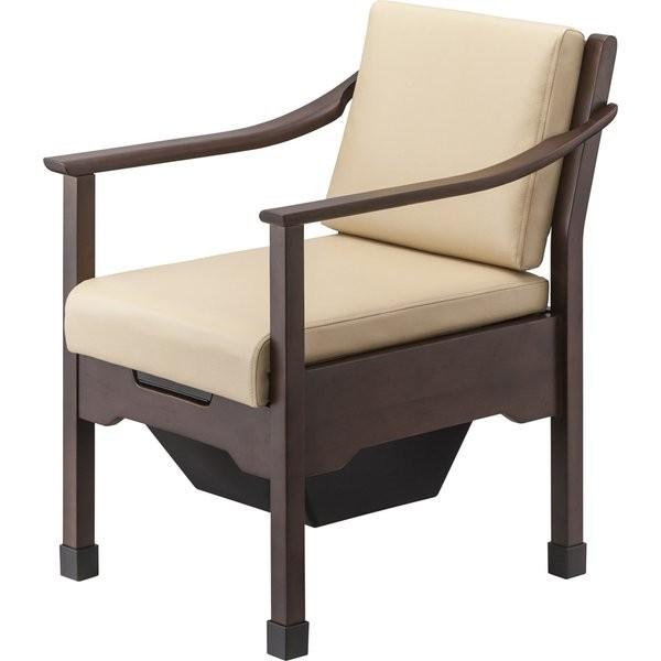 ポータブルトイレの新しい使い方を提案します。ポータブルトイレとしてバケツ蓋を便座の上に置けるので、座面クッションを外したままでもご利用いただけます。夜間、投薬時、体調不良時などに。イスとして使わない時はバケツを外してイスらしく。来客時も気に...