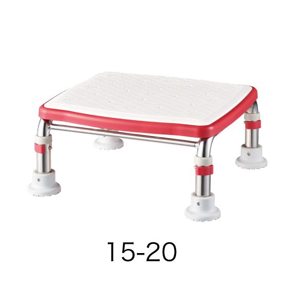 【カラー】レッド【サイズ】幅41.5×奥行34×座面までの高さ15〜20cm　天板：幅40×奥行30cm【重量】約3.0kg【材質】天板：ポリプロピレン　パッド：EVA　脚ゴム：エラストマー　本体：ステンレス【最大使用者体重】100kg【製...