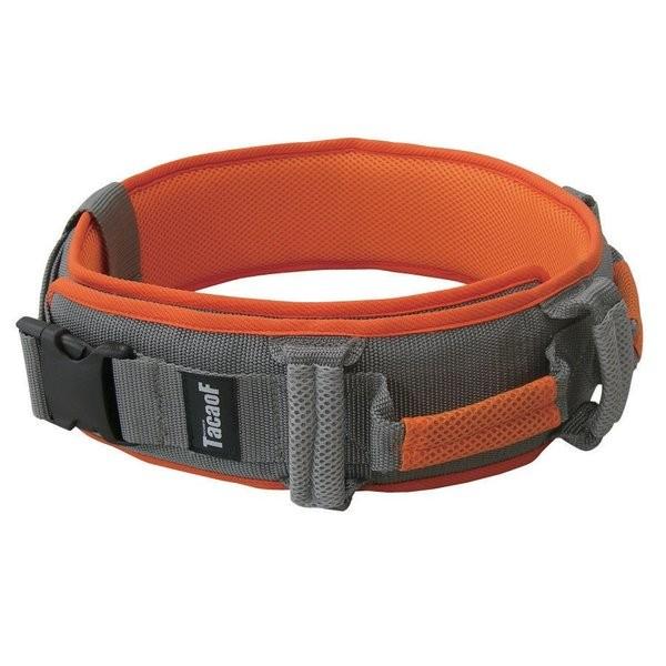 ソフトでつかみやすい縦・横の持ち手持ち手は身体を囲って配置しているため、様々な姿勢に対応できます。幅広く調整可能胴囲約60〜110cmと幅広く調整できます。