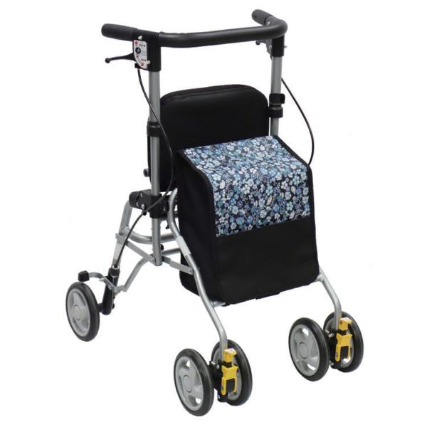 ●ハンドルの高さが約77.5〜86.5cmまで調節可能。身長に合わせて使いやすい設計です。●横幅が小さく、幅を取らない設計。横幅約48cmで狭い場所でも小回りがききながら、歩行スペースはしっかり確保。●ブレーキ操作で両後輪を制御可能。ブレー...