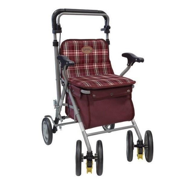 ●ハンドルの高さ5段階調節可能（約84〜96cm）。身長に合わせて使いやすい設計です。●買い物カゴ受け付き。載せることができるカゴの大きさは底面の奥行外寸が約27cm、幅が約40cmまでです。●手元駐車用ストッパシステム。操作しやすいハンド...