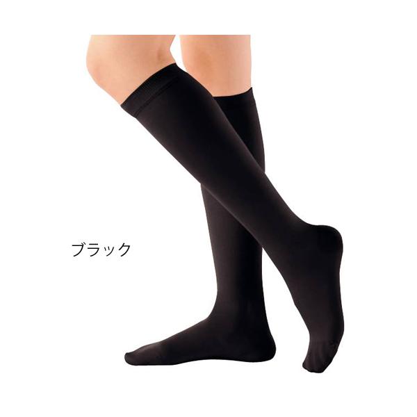 ■LLサイズ【カラー】ブラック【適応サイズ目安】（足首周囲）23〜27cm、（ふくらはぎ周囲）40〜46cm【足首圧迫圧】27hPa（20mmHg）【材質】ナイロン、ポリウレタン【医療機器届出番号】13B1X00207000049【メーカー...