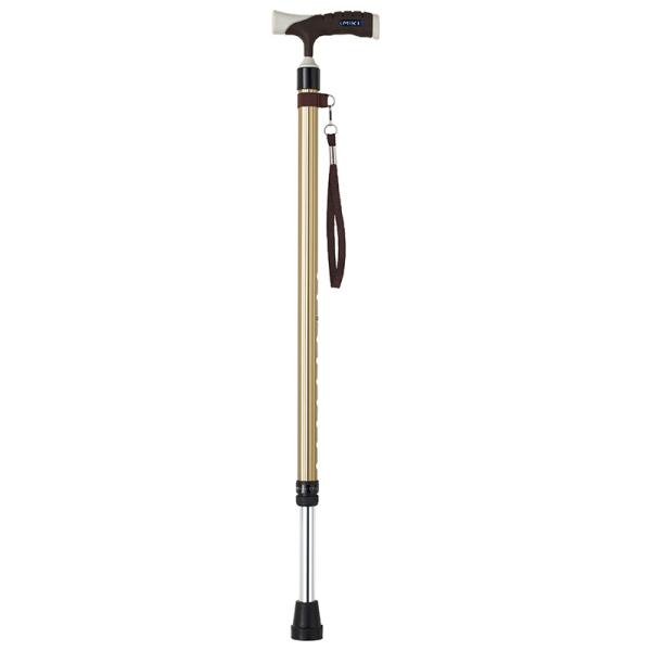 【カラー】ブロンズ【サイズ】全長71〜93.5cm（10段階調節）　パイプ径　上：2.4cm　下：1.9cm【身長目安】約136〜181cm【材質】本体：アルミ　グリップ：樹脂、シリコン、鉄【重量】430g【メーカー品番】MRA-06001...