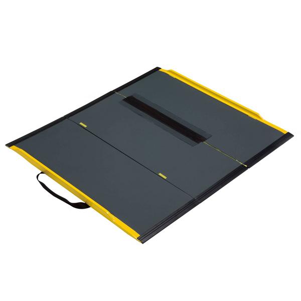 【使用時サイズ】幅82（有効幅80）×長さ47（cm）【収納時サイズ】幅29×長さ47×厚さ6（cm）【最大適用段差】10cm【重量】約2.5kg【耐荷重】300kg【材質】グラスFRP【その他】持ち運び専用バッグ付属【メーカー品番】082...