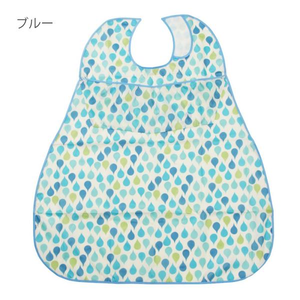 ●食べこぼしが多くてもポケットがしっかりとキャッチします。●生地がやわらかく、"ガサガサ"といったこすれる音がしないので、楽しいお食事の時間を過ごすことができます。●洗濯や乾燥にも強い生地を使用。