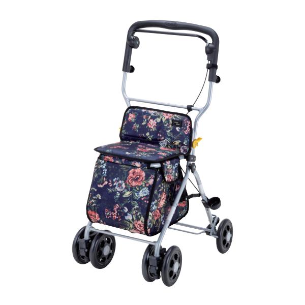 【サイズ】使用時：幅45×奥行54×高さ83.5〜90.5cm（無段階調節）　折りたたみ時：幅45×奥行34×高さ61.5cm　座面：幅26×奥行23×高さ45cm　バッグ：幅23×奥行33×高さ26cm　バッグ積載量：10kg　キャスター...