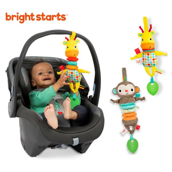 歯固めを引っ張るとオルゴールの優しい音楽がなります。柔らかで心地良い手触り。リングをベビーカーやベビーシートにとりつけられます。■サイズ■商品サイズ　きりん：15×6.4×36cm、140g商品サイズ　さる：15×7.5×36cm、155g...