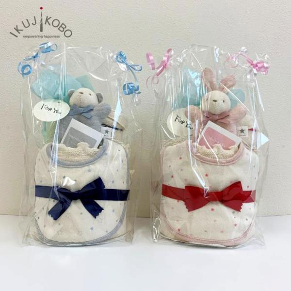 出産祝いにおすすめのアイテムです！見た目はもちろん、もらったら嬉しいアイテムがギュッと詰まったギフトセットです。安心安全の日本製です。■セット内容■おむつ(パンパースSサイズ9枚)巾着(中にパンパースSサイズ1枚)スタイ×1腹巻き×1パイル...