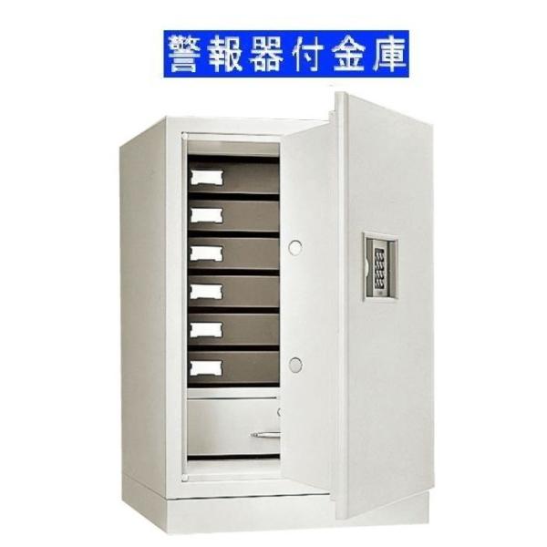 メーカー在庫品です。お急ぎの方は納期をお問い合わせ下さい。お客様の家の中まで運び、ご指定の場所に設置致します。設置料金は無料です。設置料金無料の条件はパソコン版で必ずご確認下さい。※設置日はお電話で打合せ致します。警報機付きで金庫に衝撃など...