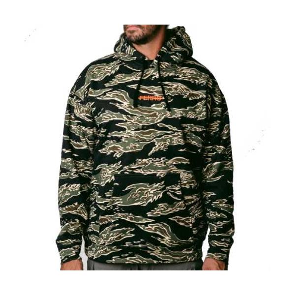 ●厚手で高品質なパーカーに、Ferro Redacted ロゴが刺繍されています●カラー：VietnamTiger(ベトナムタイガー)●サイズ：M、L●参考サイズ(約,cm)M/着丈73、肩幅56、身幅58、袖丈65.5L/着丈75、肩幅6...
