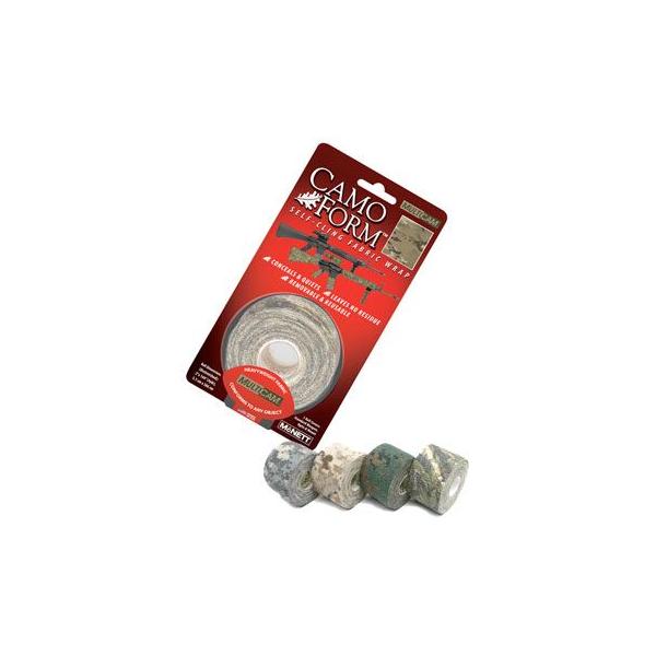 ●画像の台紙は変更になっている場合があります●粘着剤不使用のため、はがした後もべたつきません ●包帯のように巻きつけるだけ！ ●双眼鏡、スコープ、ライフル本体への偽装だけでなく、反射防止、保護防止、滑り止め効果もあるので、金属同士の接触音を...