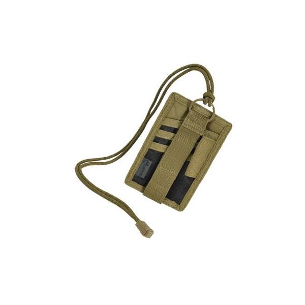 ●ケース裏面はベルクロ式 ●ランヤードリング、ストラップ付き ●ペン、カード等収納可能 ●カラー：黒、Ｃｏｙｏｔｅ ●サイズ：８×１２ｃｍ