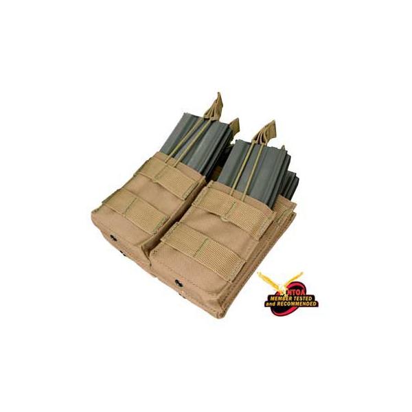 ●合計４個のＭ４マグポーチ ●サイズ：フロントポケット各１１．２５×７．５ｃｍ、バックポケット各１４．３７×７．５ｃｍ ●カラー：ブラック、ＯＤ、ＴＡＮ、コヨーテブラウン・NTOA MEMBER TESTED and RECOMMENDED