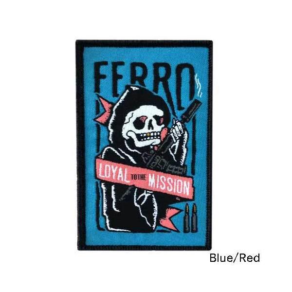 ●フェローコンセプトのロイヤルリーパーパッチ●ベルクロ式●サイズ：約8.2×5.3cm●カラー：AOR1、Blue/Red