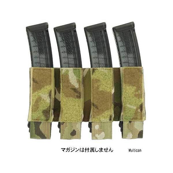 ●最大4つの大型小型スタイルSMGマガジン、SigSauerMPX、H＆K MP7、CZ ScorpionEvoなどに適合●APFG製SIG MPXのGBBはマガジンに突起物がある為、収納できません●裏側にフックベルクロ、表側にループベルク...
