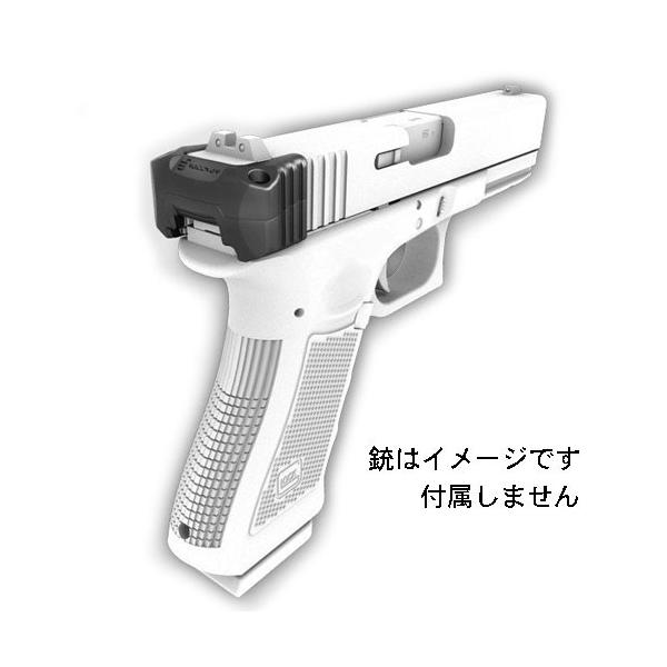 ●グロック用17/19/22/23/24/26/27/35●2つのネジで銃本体に簡単取付け●取り付ける銃によって加工が必要な場合がございます●GCH(チャージングハンドル)を取り付けることでスライドを引きやすくします●強化ポリマーフレーム仕...