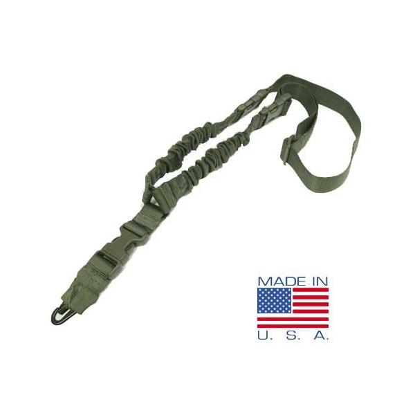 ●長さ調節可能 ●ＵＳＡ製  ●カラー：黒、ＯＤ、コヨーテブラウン※デュアルバンジーが施されたシングルポイントスリング。バックル式になっているので、簡単にガンの取り外しが出来ます。 NTOA MEMBER TESTED and RECOMM...