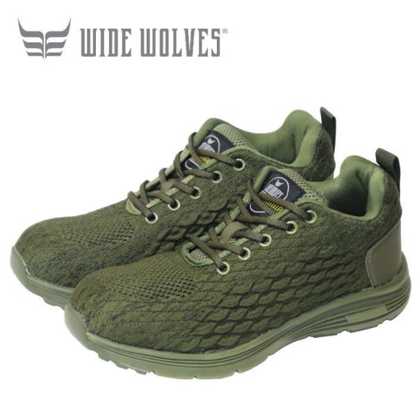 WIDE WOLVES MOVE GAMMA PROTECTIVE SNEAKERSもっと軽量アクティブ　ワイルドで軽快にデニムやチノパン、ショートパンツに合ううろこ素材がワイルドで個性的通気の良いニットアッパー＜素材＞アッパー：ポリエステ...