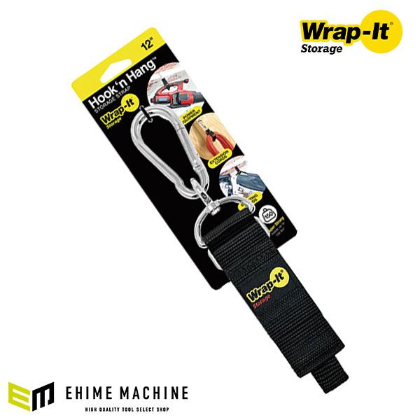 メーカー名：Wrap-It(ラップイット) メーカー品番：100-HNH-12BL 商品名：100-HNH-12BL カラビナ付収納ストラップ 12インチ BK JANコード：0810016854524  仕様 ●サイズ(インチ)：12 X...