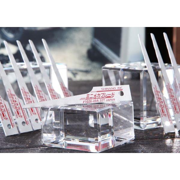 SHINANO ミニ・メカソー SI-4740用ブレードです。その他の一般的なエアーソーにも、装着出来ます。（※タイプをご確認下さい）■型式：1026-49A■メーカー：SI（信濃機販株式会社）■ギザ数：32山■入数：10枚入