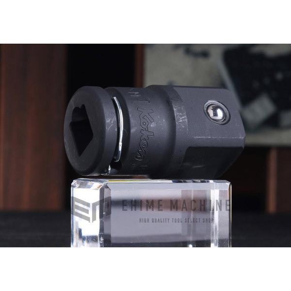 大型車のホイールナットを軽量な1/2（12.7)sq.のインパクトレンチで仮締めするのに便利なアダプターです。14488A-Bシリーズでは差込角を1/2sq.から1sq.まで2段階上げることが可能です。■型式：14488A-B■メーカー：k...