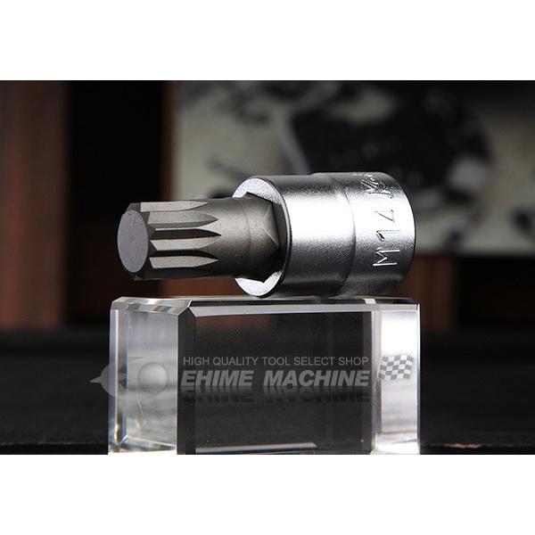 コーケンの9.5sq.3重4角ビットソケットです。■型式：3020-50-M14■メーカー：ko-ken（コーケン/山下工業研究所）■差込角：9.5sq.(3/8)■全長：50mm■重量：75g