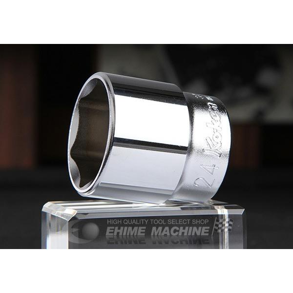 コーケンの定番の9.5sq.スタンダードソケット。6角タイプです。■型式：3400M-24■メーカー：ko-ken（コーケン/山下工業研究所）■長さ：34mm■重量：102g