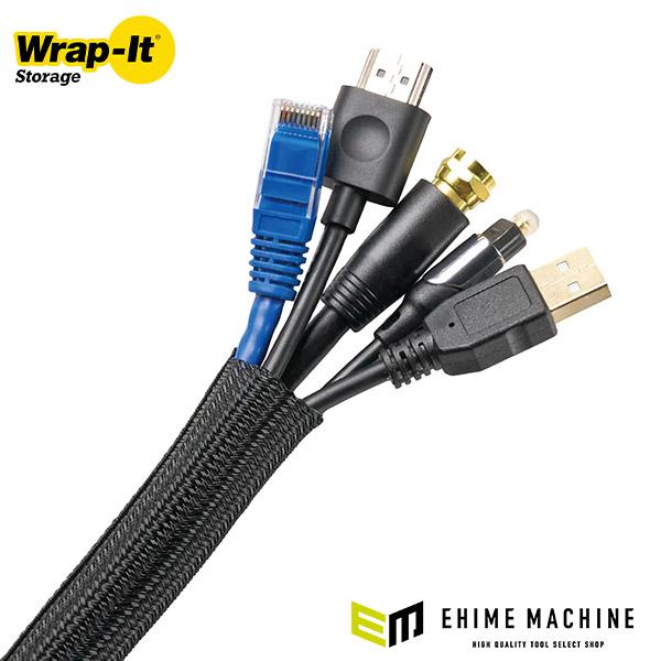 メーカー名：Wrap-It(ラップイット) メーカー品番：400-SM-10X75BL 商品名：400-SM-10x75BL ケーブルスリーブMeshBlack JANコード：0810016855163  仕様 ●サイズ：10フィート(約3...